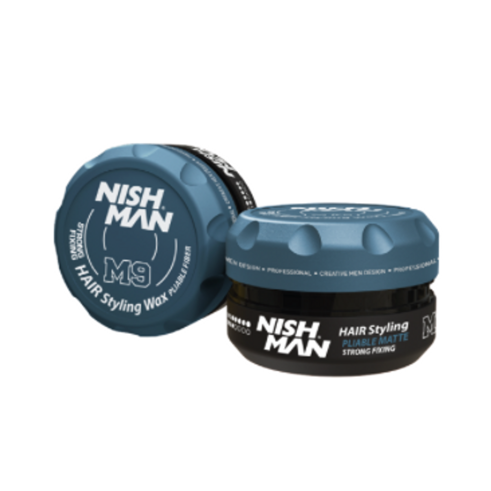 Nish Man Fibre Matte Wax (M9) 100ml - BARBERdepo Online Store