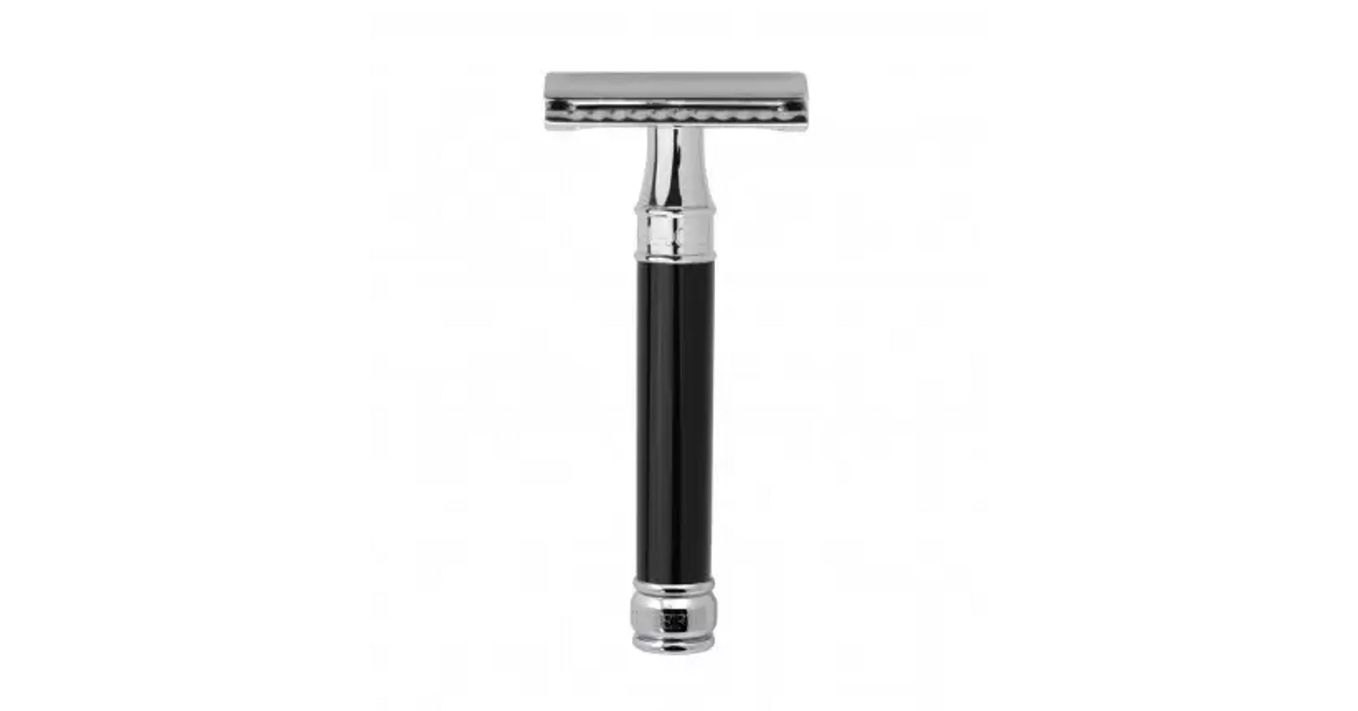Edwin Jagger Safety Razor (DE) Ebony / Chrome - DE86 - BARBERdepo ...