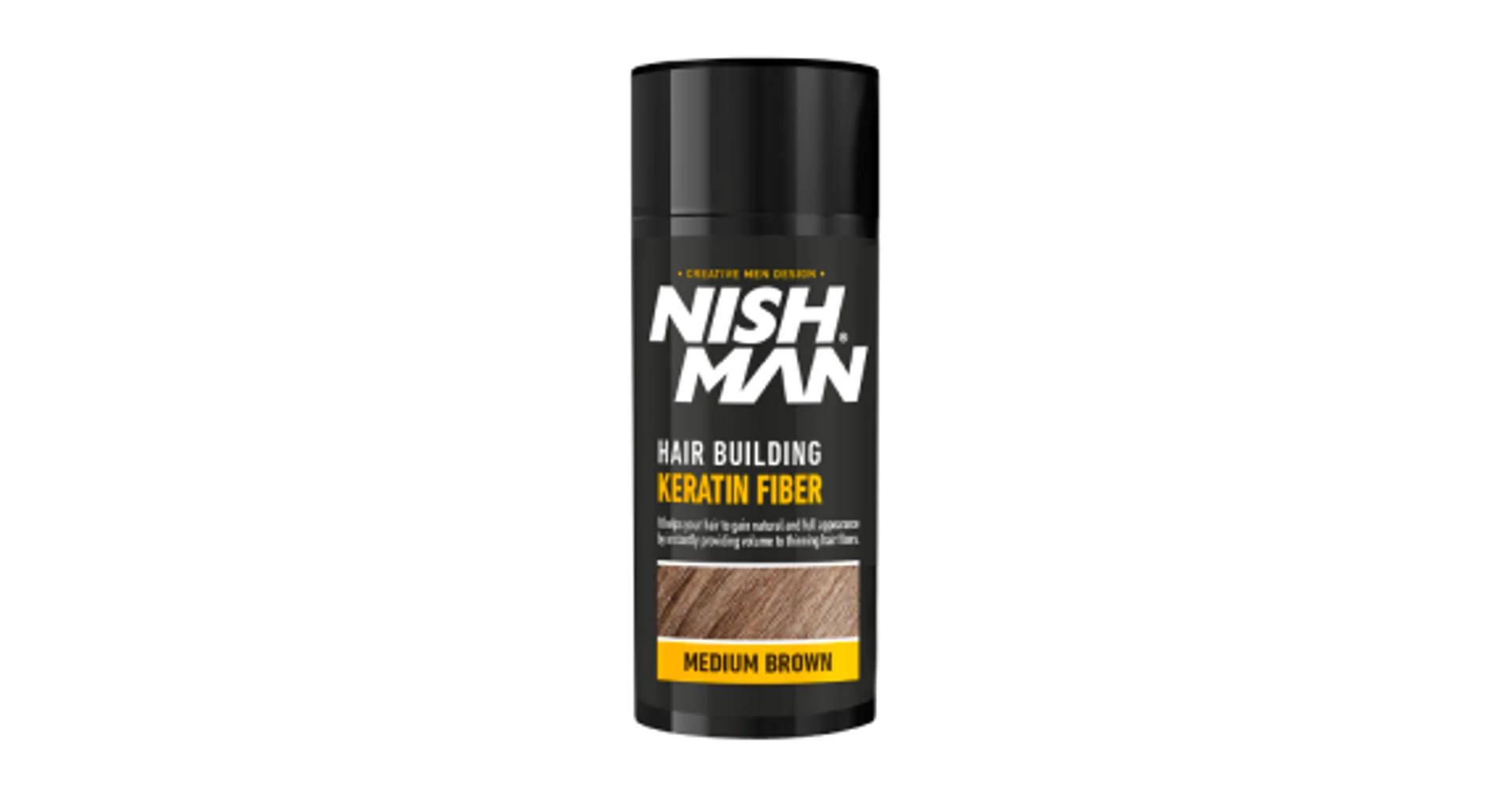 Nish Man Keratin Fiber dúsító és színező hatású folt kitöltő rostok ...