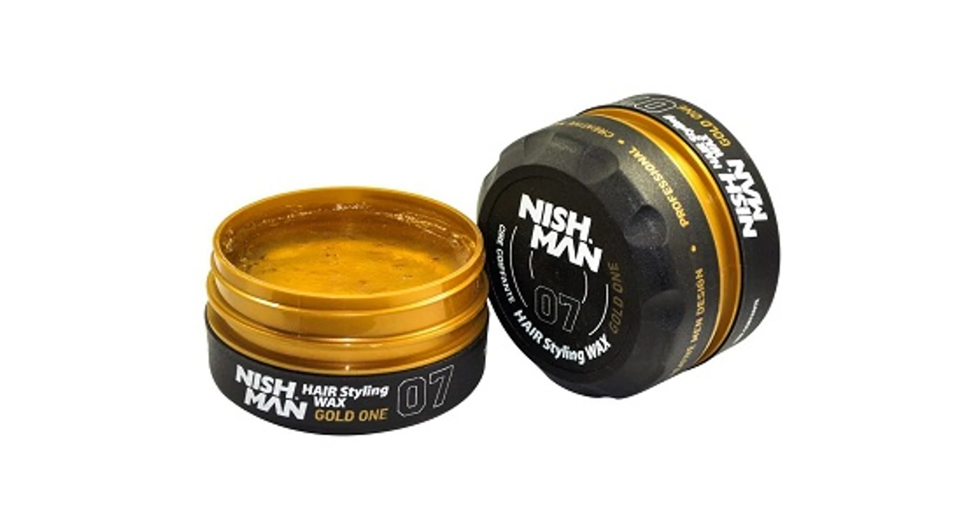 Nish Man Hair Styling Aqua Wax Gold One (07) 100ml - BARBERdepo Online ...