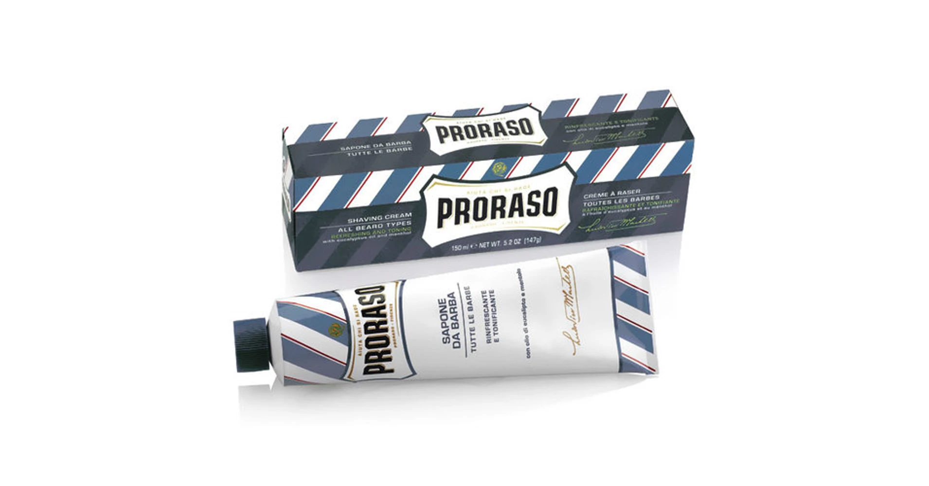 Proraso Shaving Cream Blue 150ml - BARBERdepo Online Store