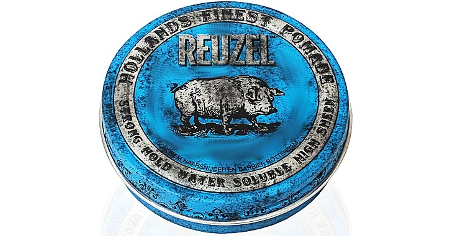 Reuzel Blue Strong Hold High Sheen Pomade hajformázó 340g - BARBERdepo ...