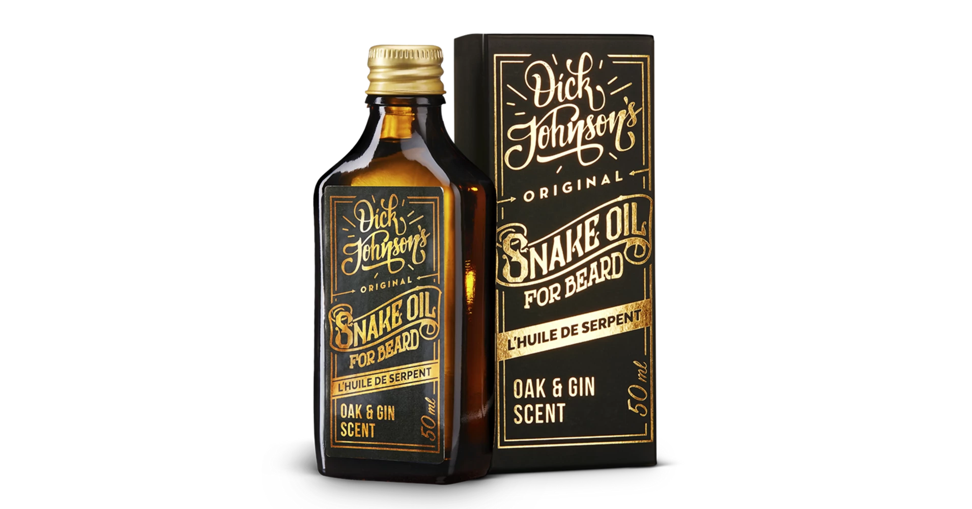 Dick Johnson Original Snake Oil (Oak & Gin) szakállolaj 50ml ...