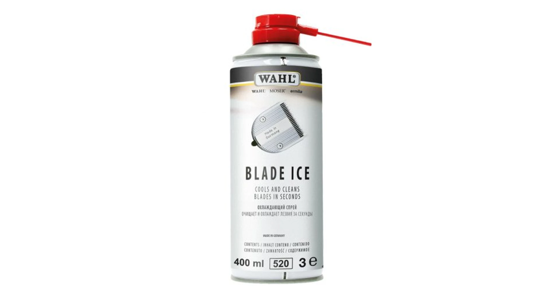 Wahl Blade Ice Spray 4 in 1 géptisztító 400ml - BARBERdepo Online Áruház